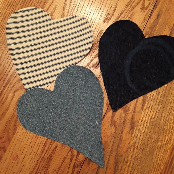 Denim Heart - Etsy