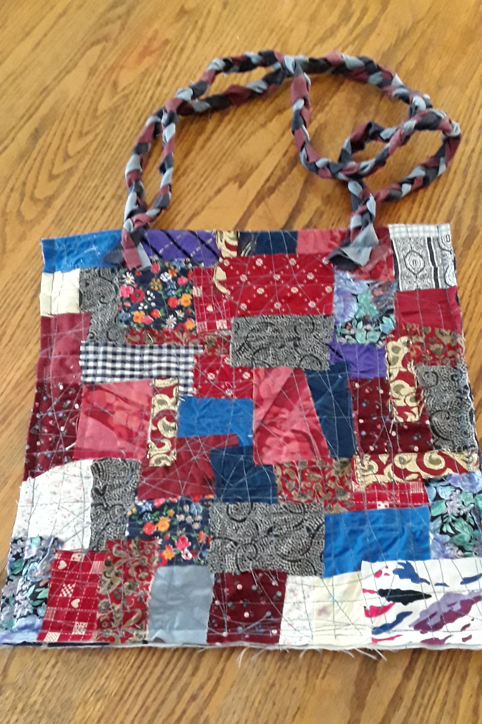 Patchwork Bag, Hippy Tote, Festival Purse, Crazy Patchwork, Recycled ...