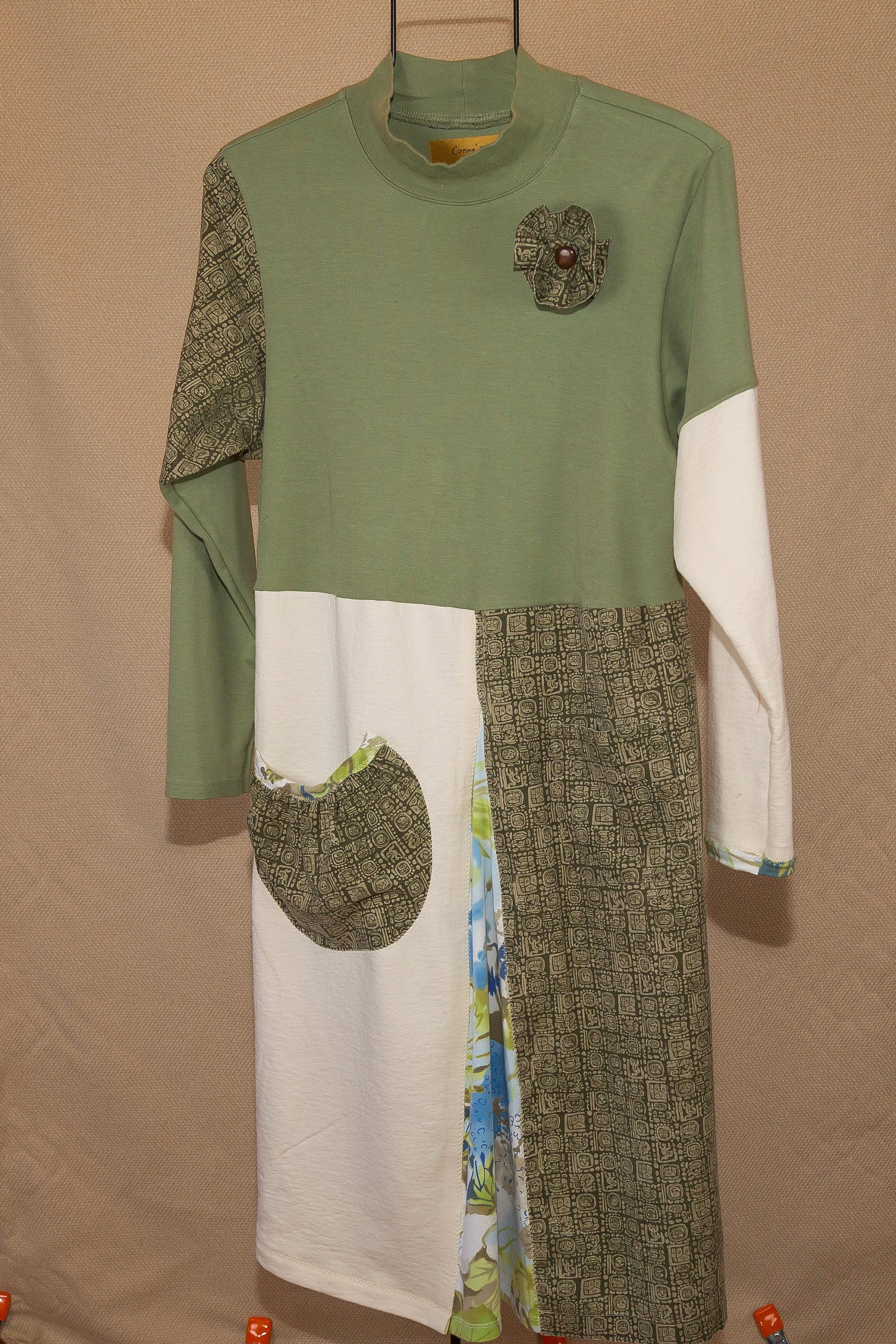 Long Sleeve Tunic Dress,t-shirt Tunic Dress, Refashioned, Comfortable ...