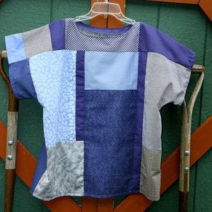 Patchwork Tunic Top, Summer Tunic Top, Cotton Tunic - Etsy