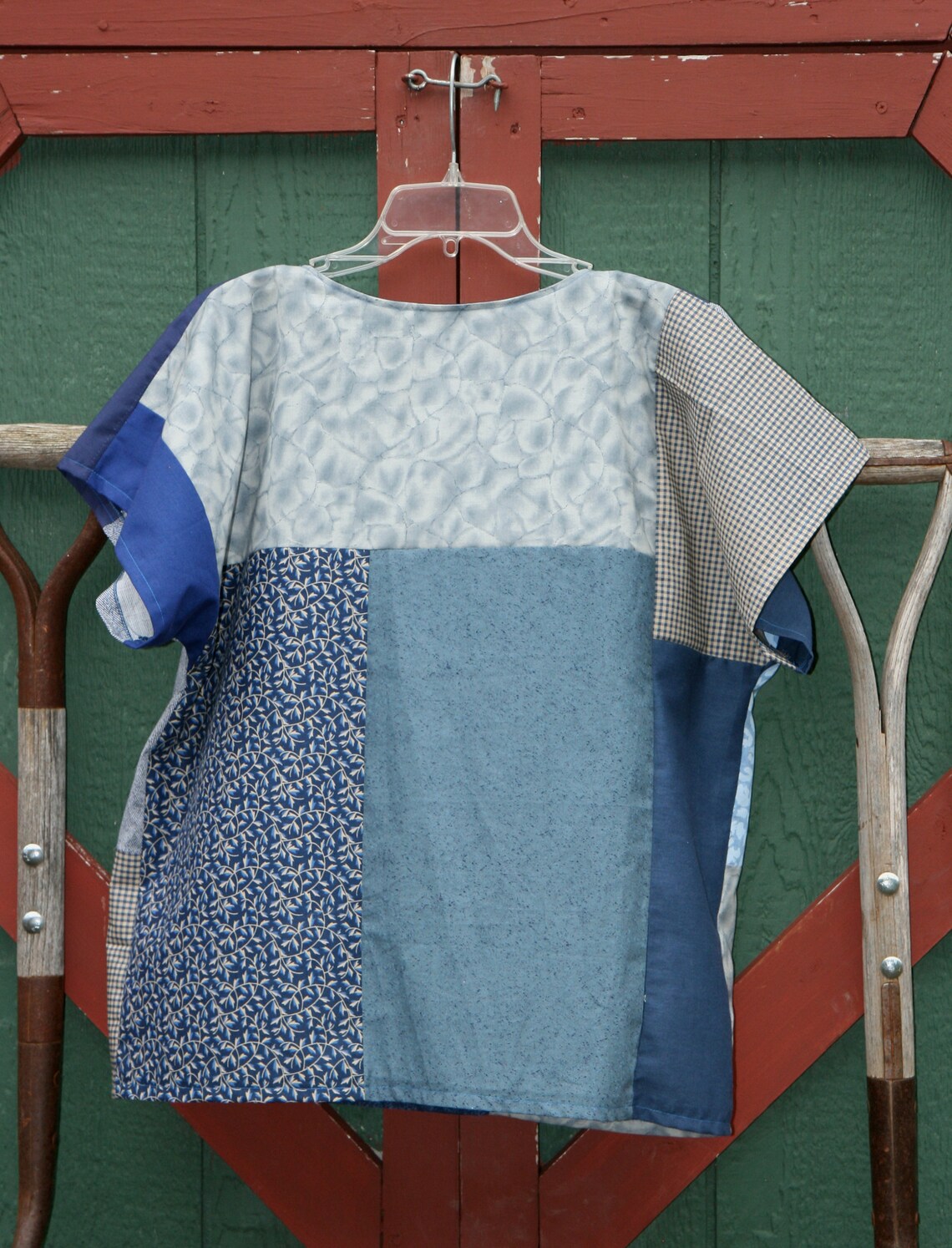 Patchwork Tunic Top, Summer Tunic Top, Cotton Tunic - Etsy