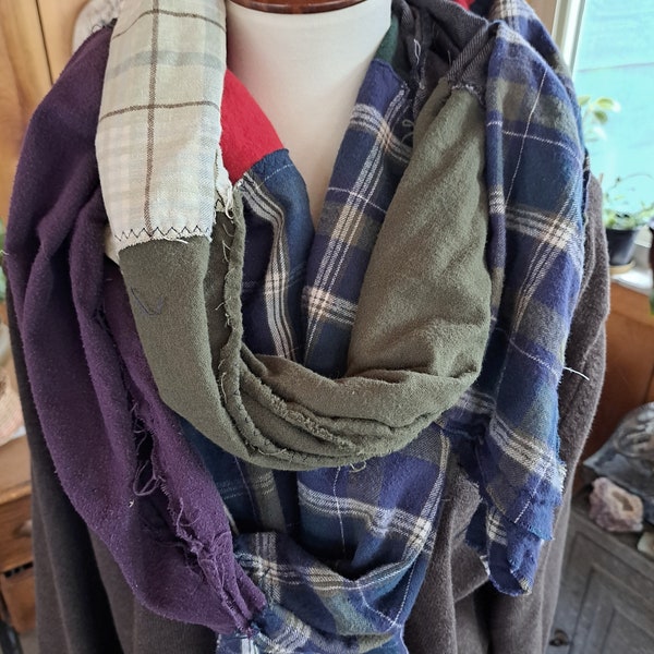 Upcycled Scarf - Etsy