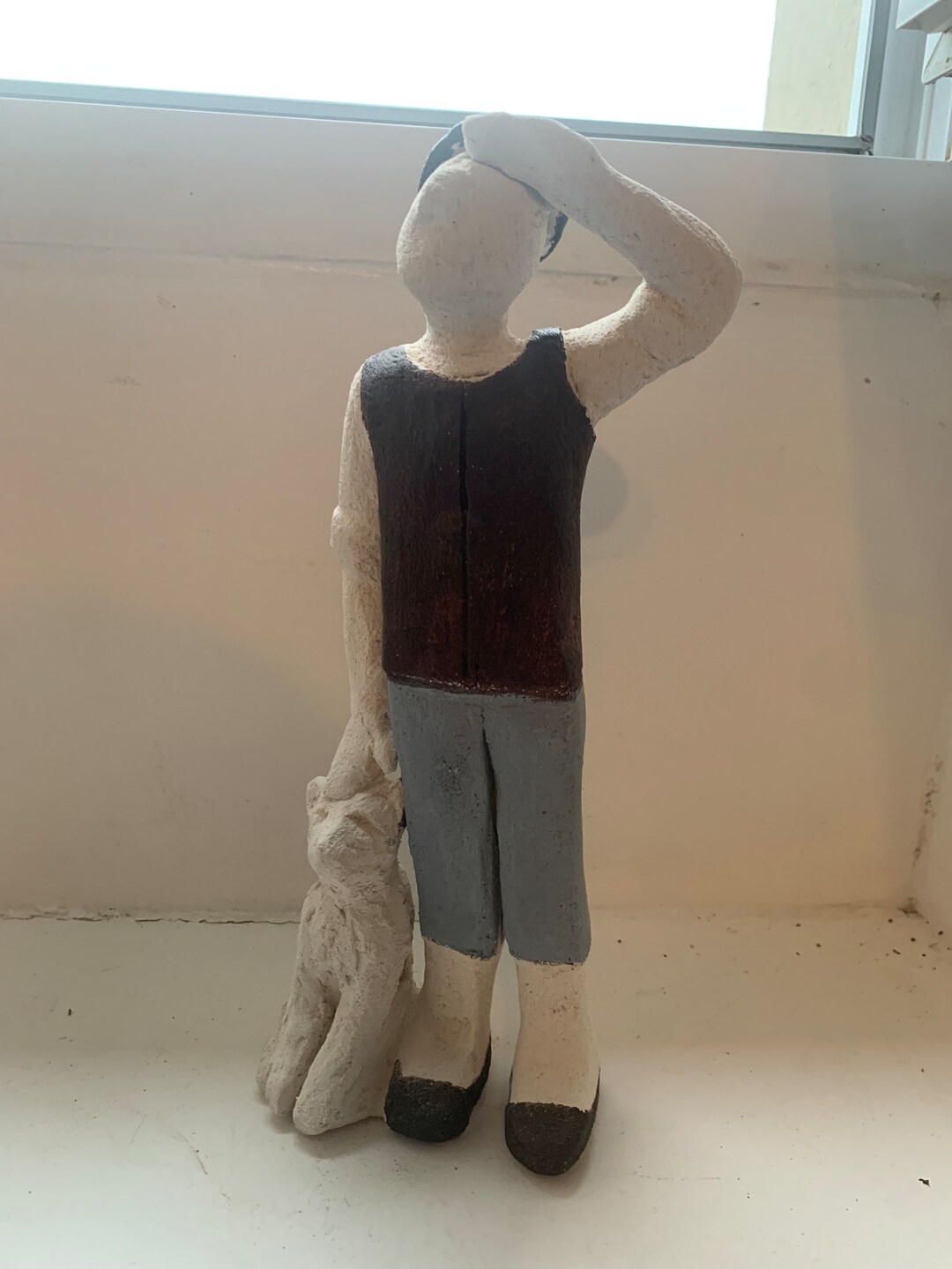 Basque Shepherd and His Dog - Etsy