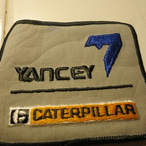 1980s Yancey Caterpillar CAT Tractor Diesel Embroidered Patch New Old ...