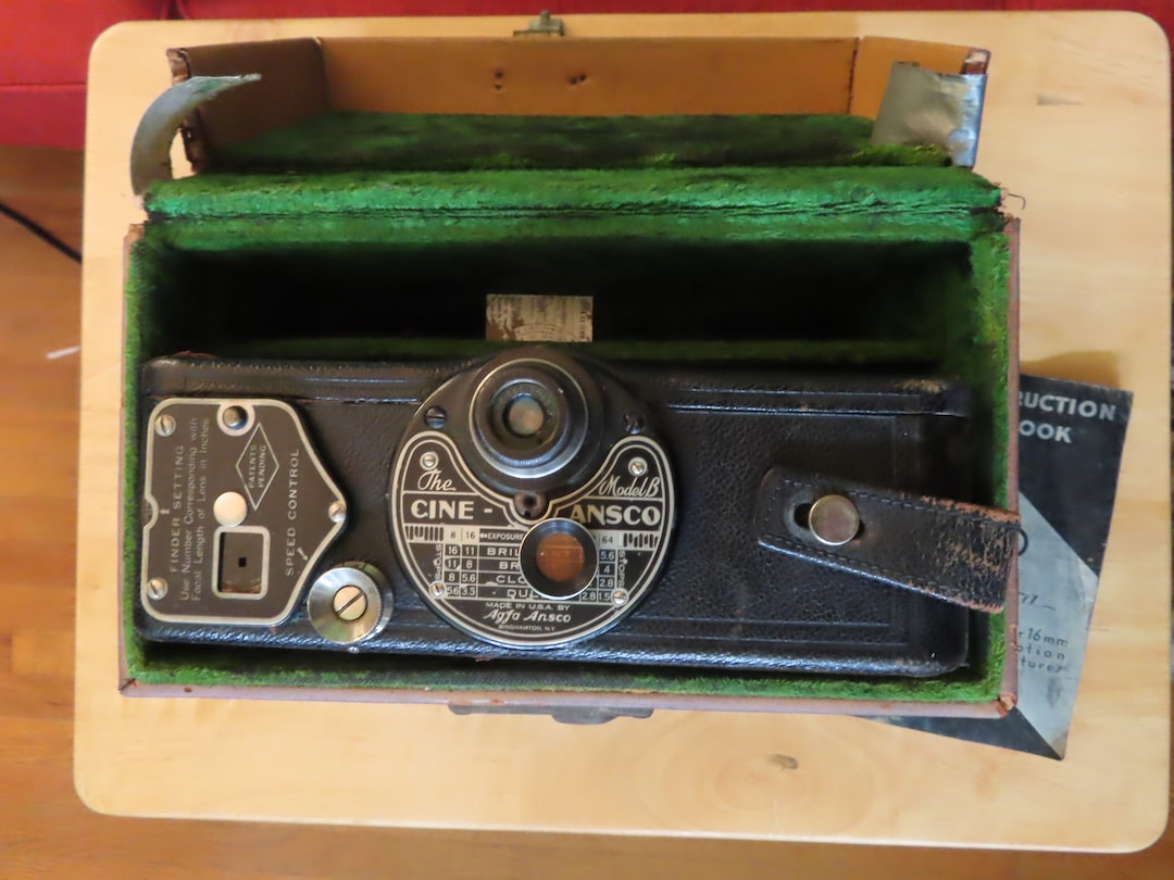 Cine Ansco Model B 1930 16mm Camera Outfit. Mechanism Works - Etsy