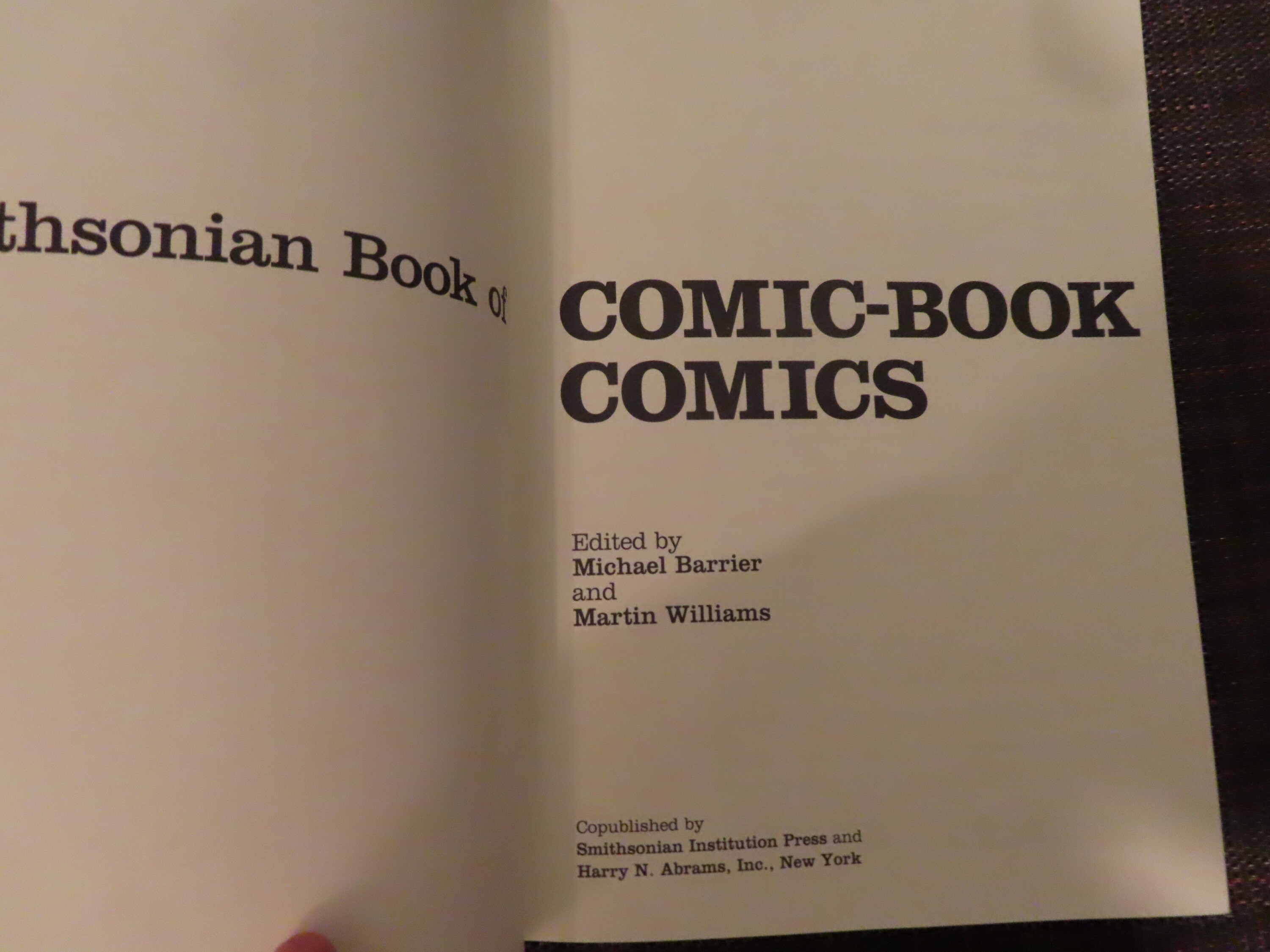 A Smithsonian Book of Comic Book Comics 1981 Abrams Book on 1940s and ...