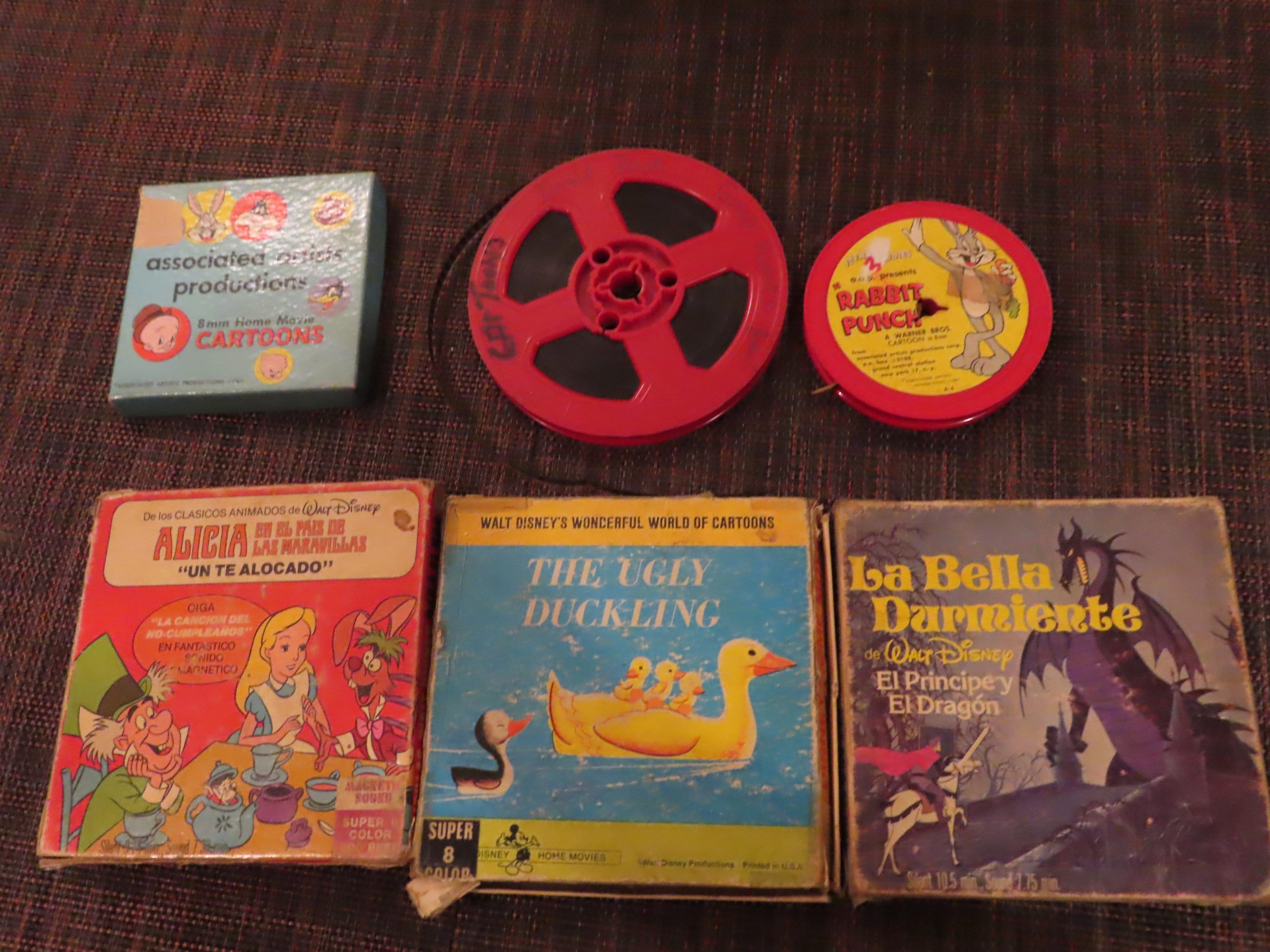 Super 8mm and Regular 8mm Cartoons Disney and Looney Tunes Merrie ...