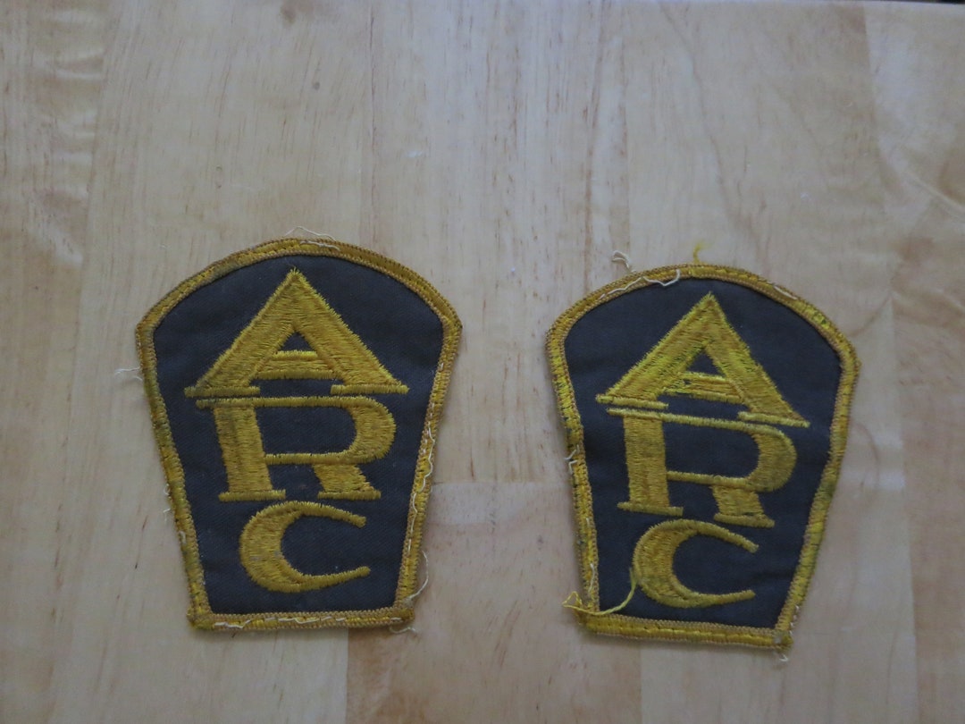 Pair of ARC Workwear Jacket Shoulder Patches. Sew on Emroidered - Etsy