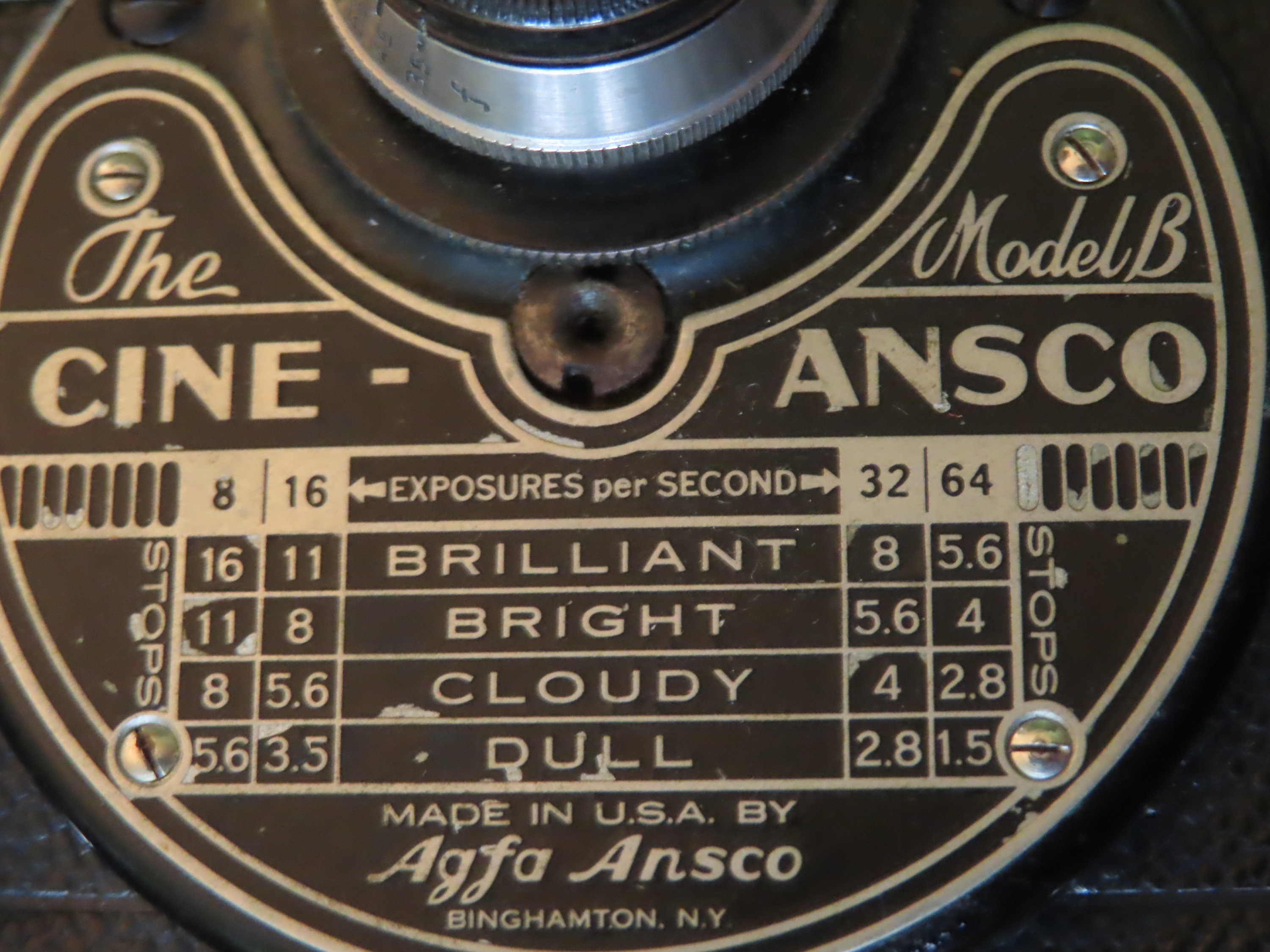 Cine Ansco Model B 1930 16mm Camera Outfit. Mechanism Works - Etsy