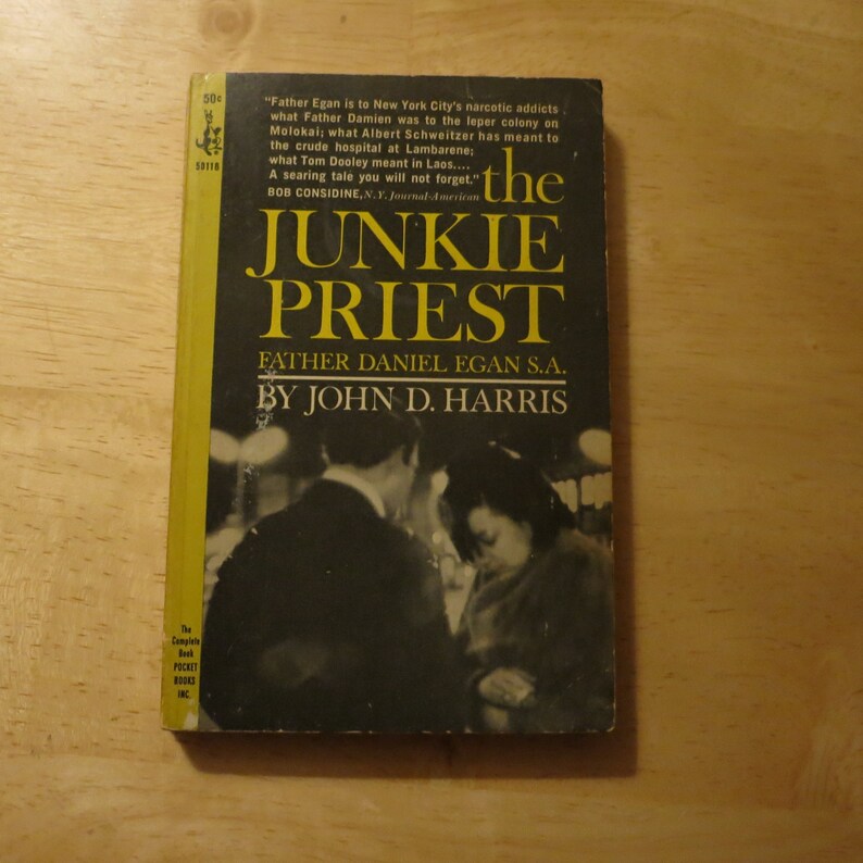 The Junkie Priest 1965 Narcotics Anonymous Themed Vintage Paperback by ...
