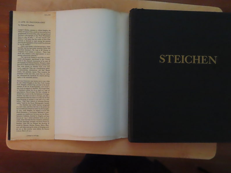 Steichen A Life in Photography 1963 Hardcover in Dust Wrapper - Etsy