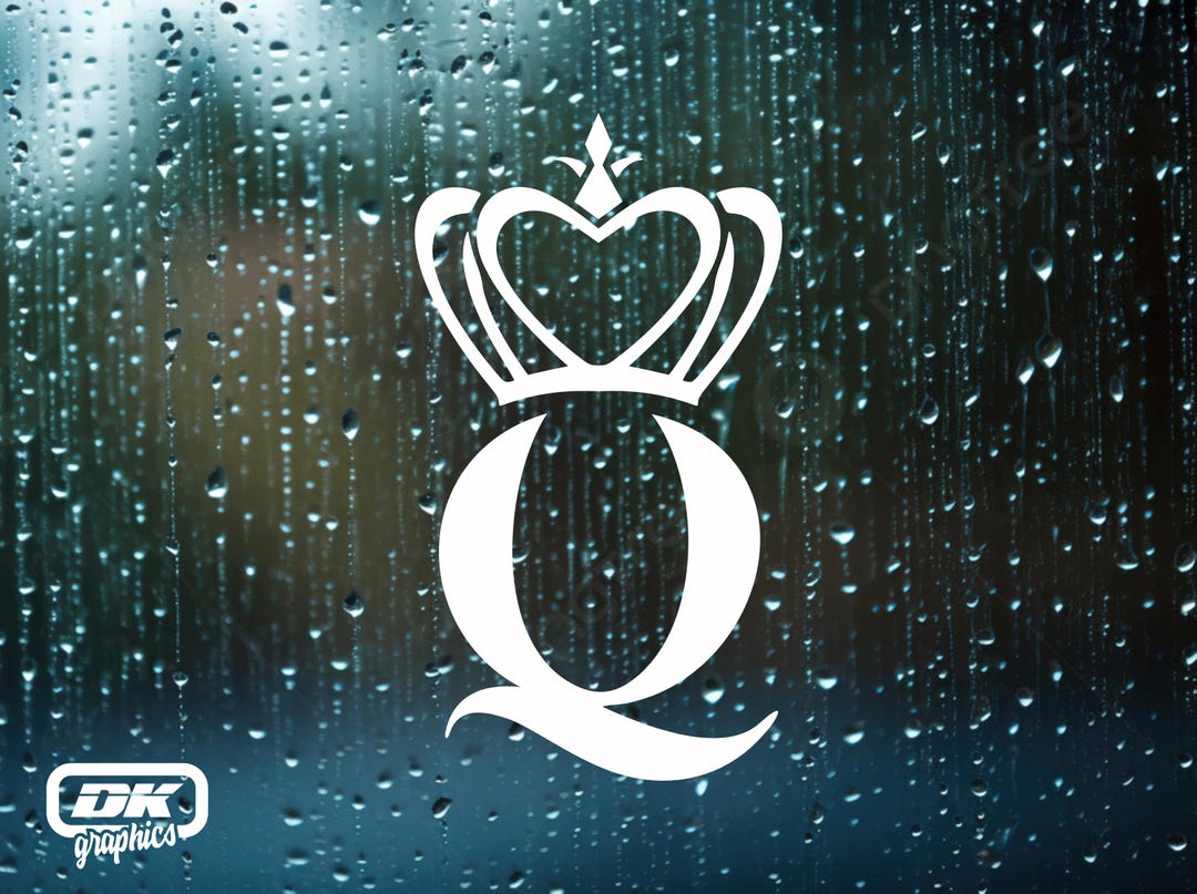 QUEEN Vinyl Decal. Car Window Sticker - Etsy