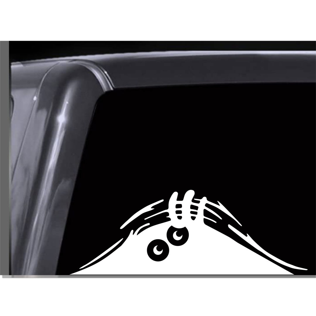 PEEK A BOO Vinyl Decal. Car, Truck, Window, Wall, Mirror, Bumper ...