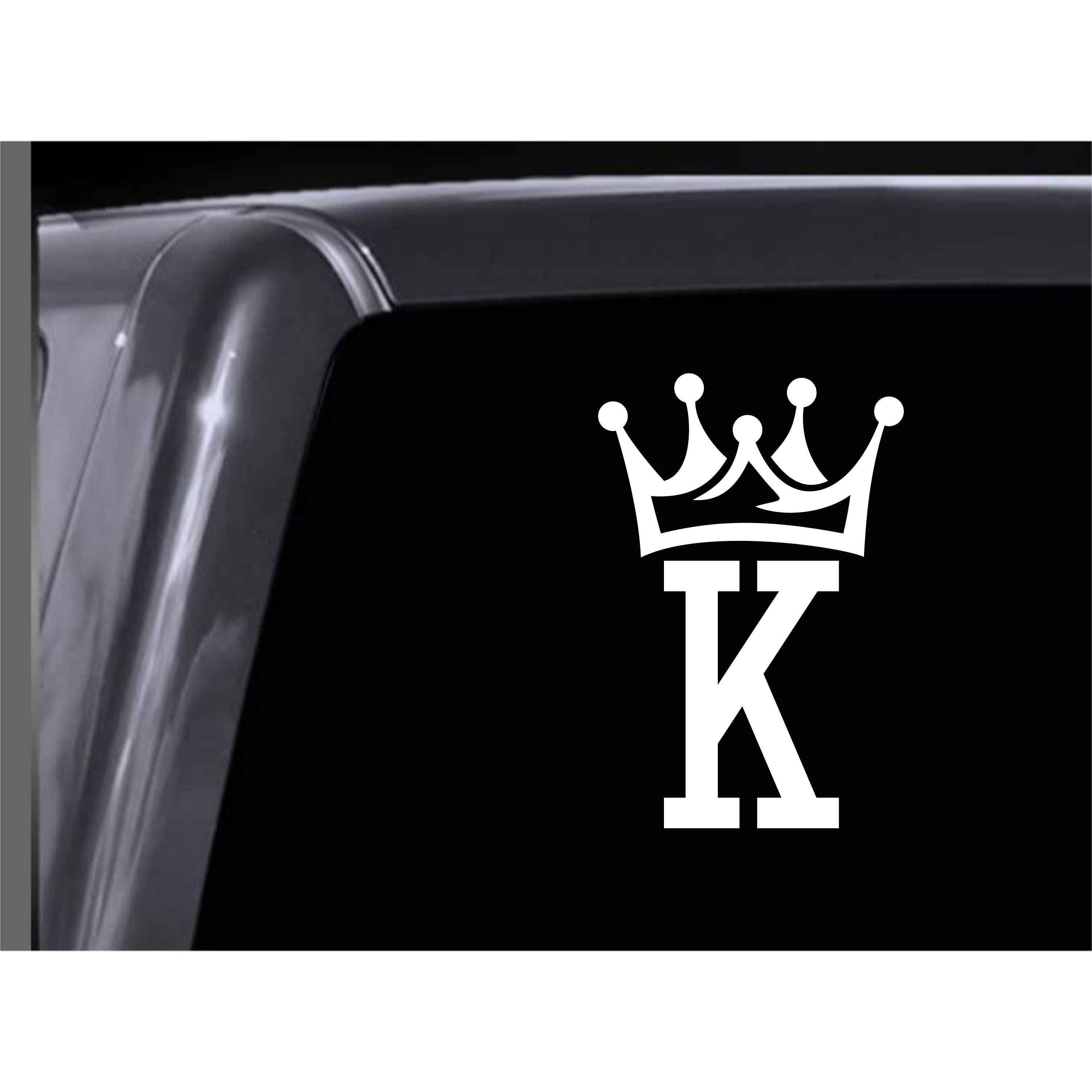 KING Poker Card Symbol Vinyl Decal. Car Window Sticker - Etsy
