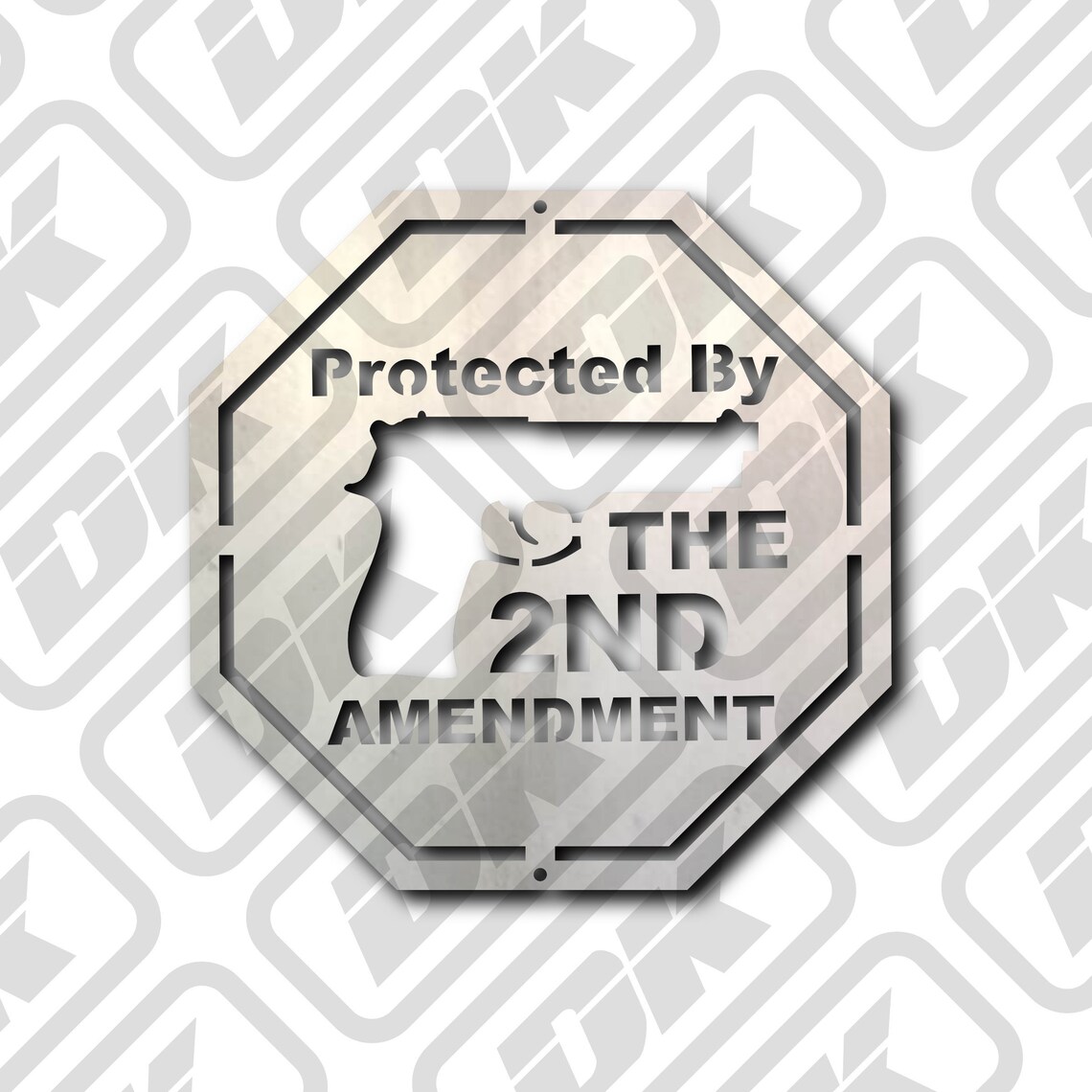 2nd Amendment Metal Sign Security Sign, Protection Sign, Wall Art ...