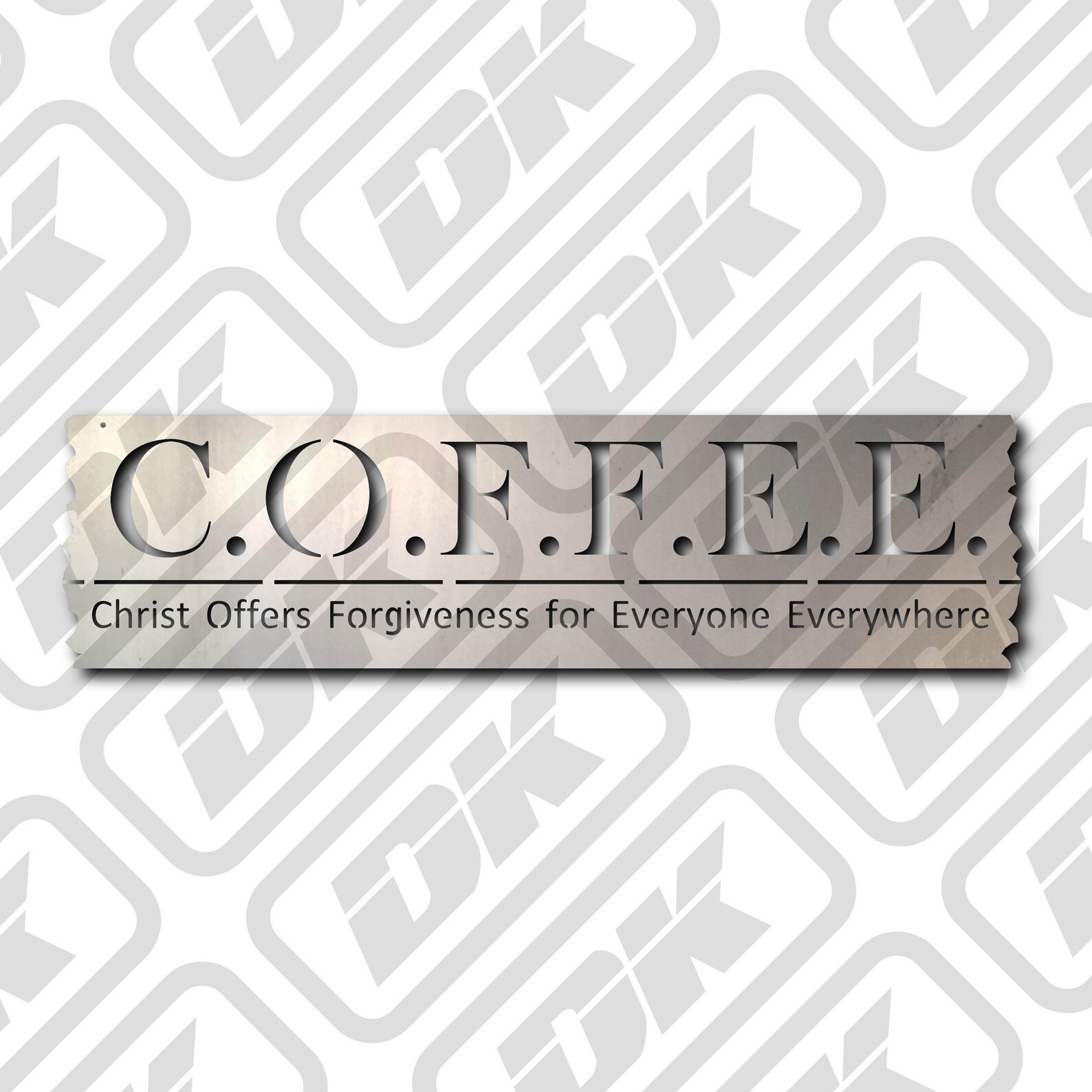 COFFEE Metal Sign Christain Wall Decor / Christian Wall Sign/ Christian ...