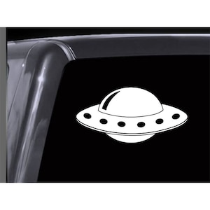 ALIEN SPACESHIP Vinyl Decal. Car Window Sticker - Etsy