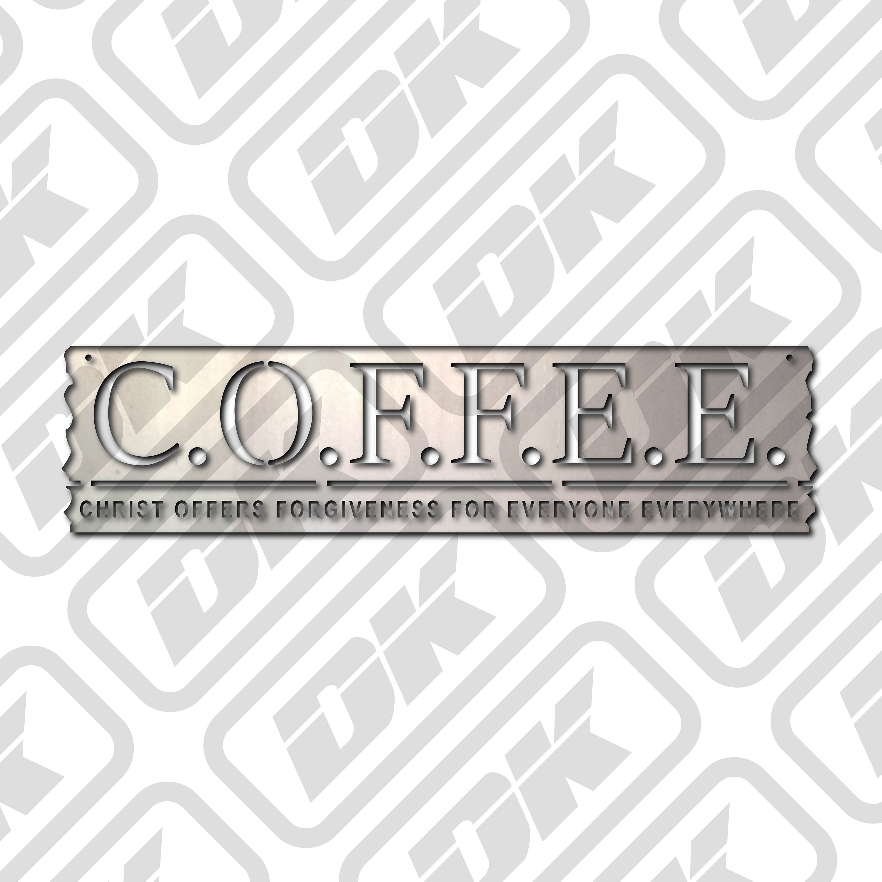 COFFEE * Metal Sign * Christain Wall Decor / Christian Wall Sign ...
