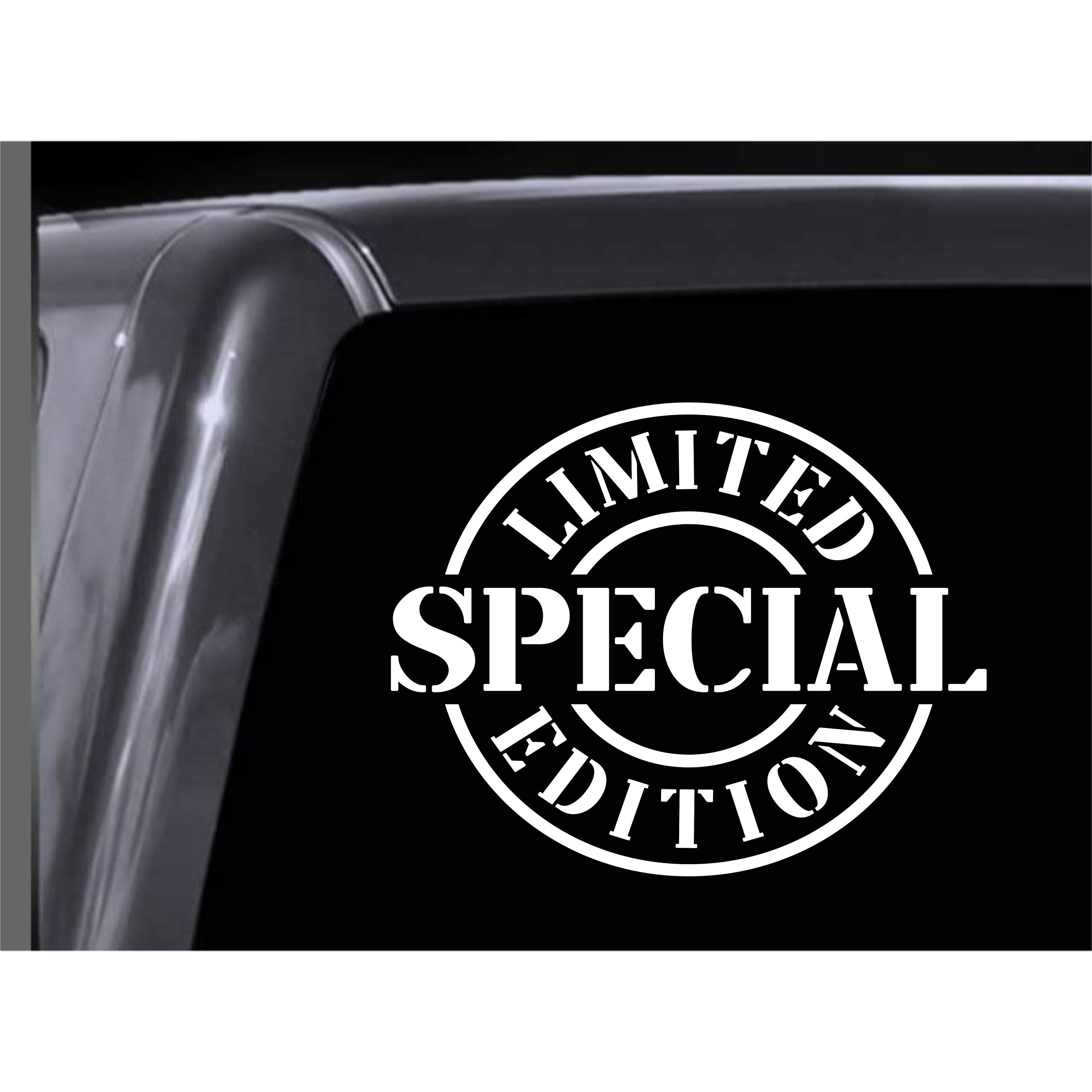 LIMITED SPECIAL EDITION Vinyl Decal. Car, Truck, Window, Wall, Mirror ...