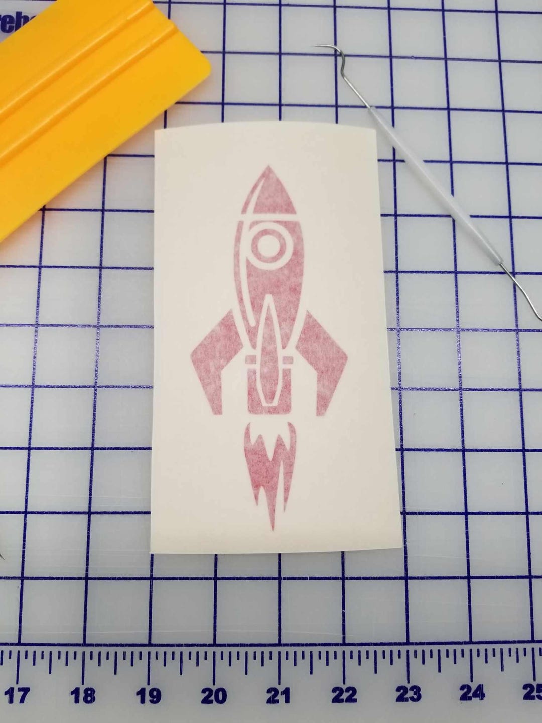 Rocket Ship Vinyl Decal Car, Truck, Window, Wall, Mirror, Bumper ...