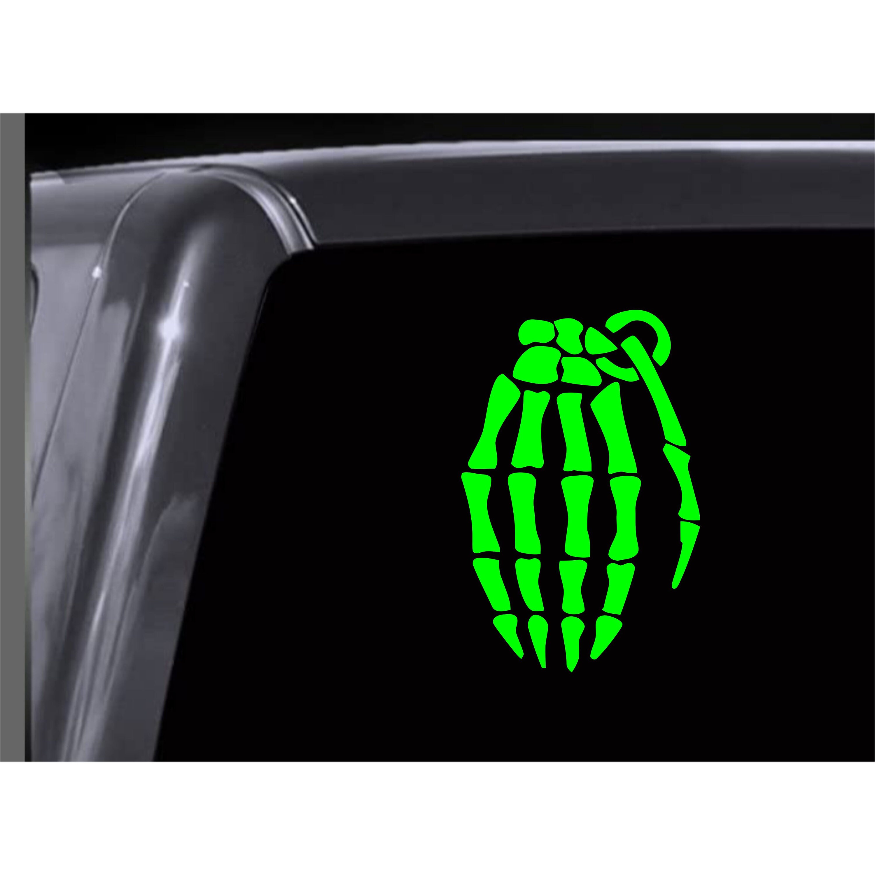 HAND GRENADE Vinyl Decal Car, Truck, Window, Wall, Mirror, Bumper ...