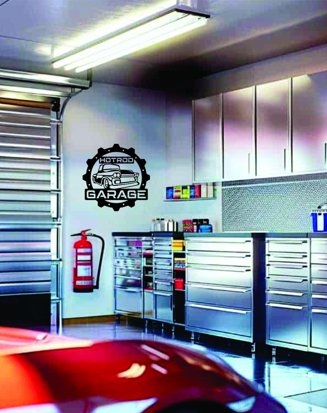 HOT ROD GARAGE ** Metal Sign ** Hot Rod, Rat Rod, Racecar, Wall Decor ...