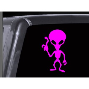 ALIEN Vinyl Decal Car, Truck, Window, Wall, Mirror, Bumper, Laptop ...