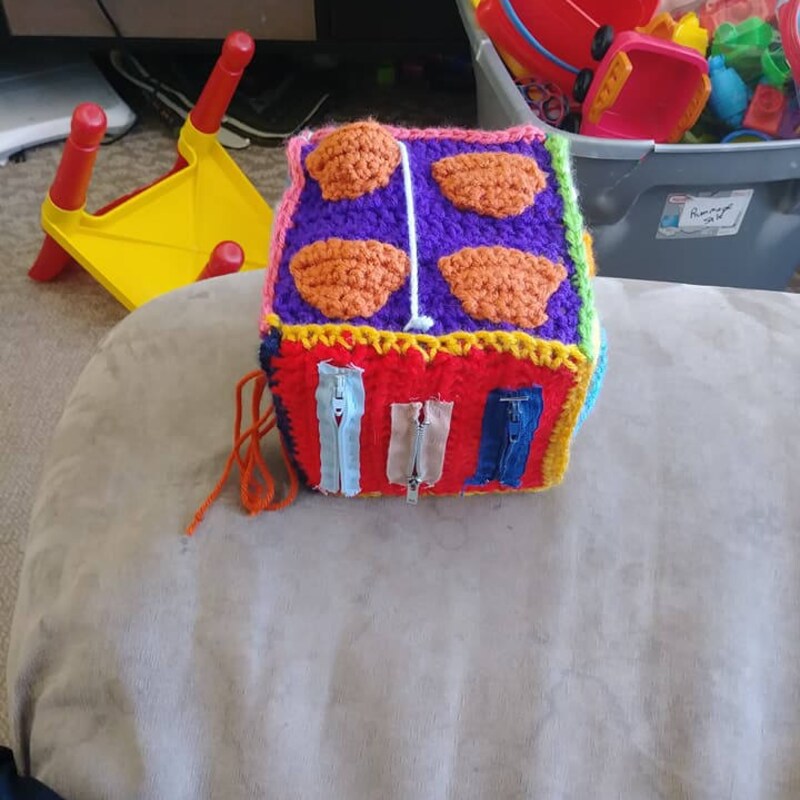 Crochet Activity Cube - Etsy