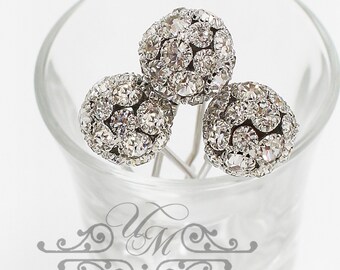 Diamond hair pins | Etsy