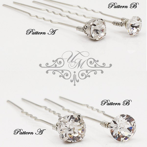 Crystal Hair Pins - Etsy