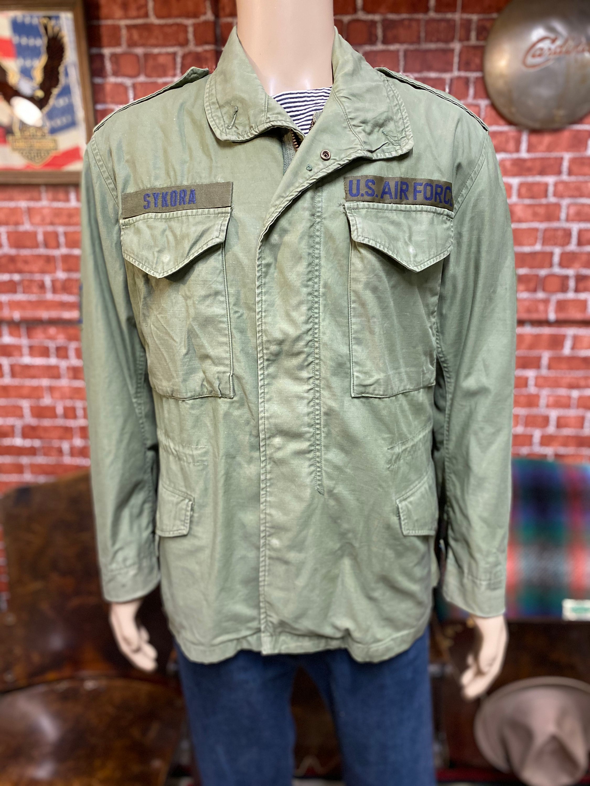 70's M-65 U.S. Air Force Field Jacket Cold Weather Fatigue Utility ...