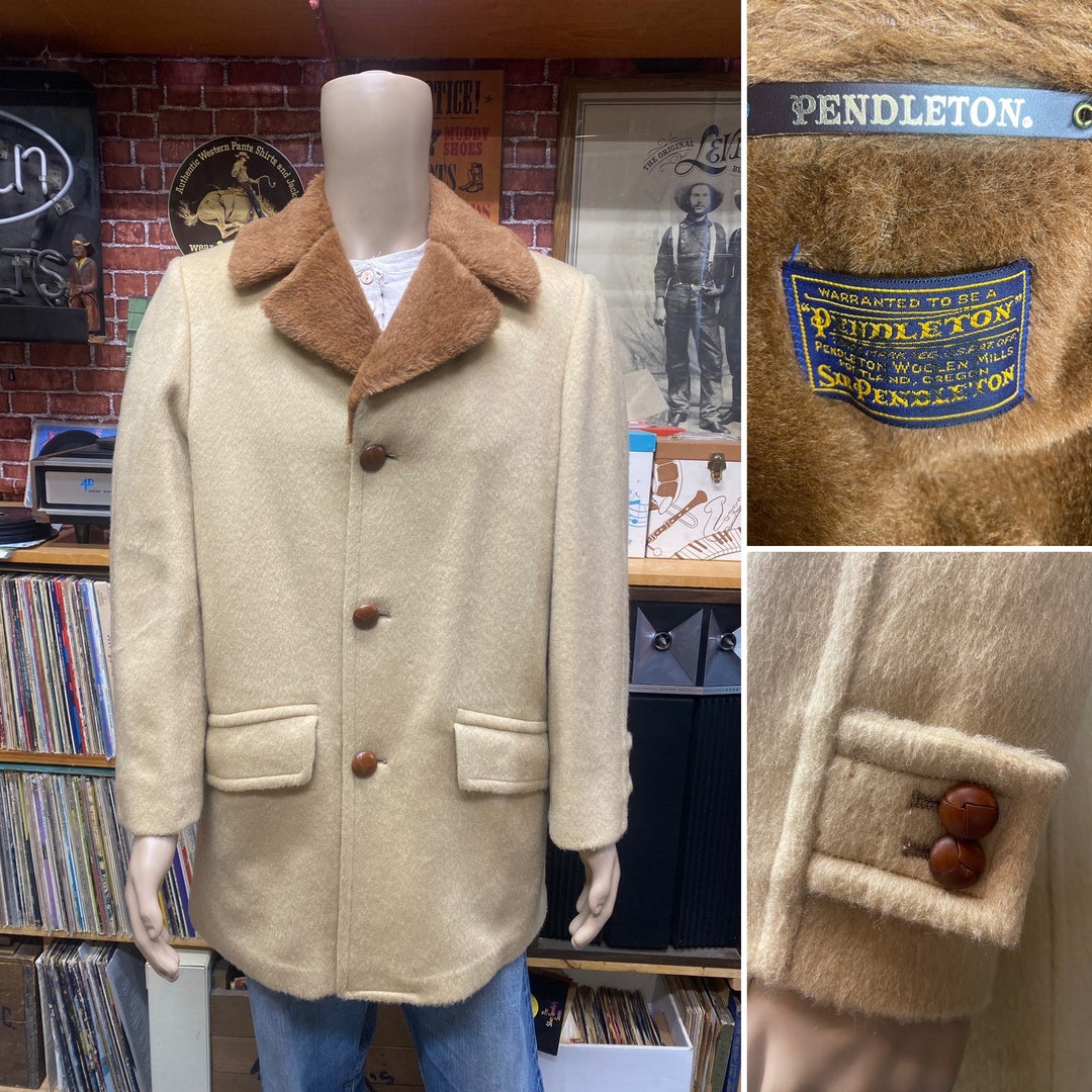 60's Sir Pendleton Men's Virgin Wool Coat Size Medium Made in Portland, Oregon. - Etsy