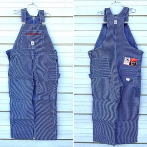 Deadstock Pointer Hickory Denim Work Overalls Railroad Carpenter Worker ...