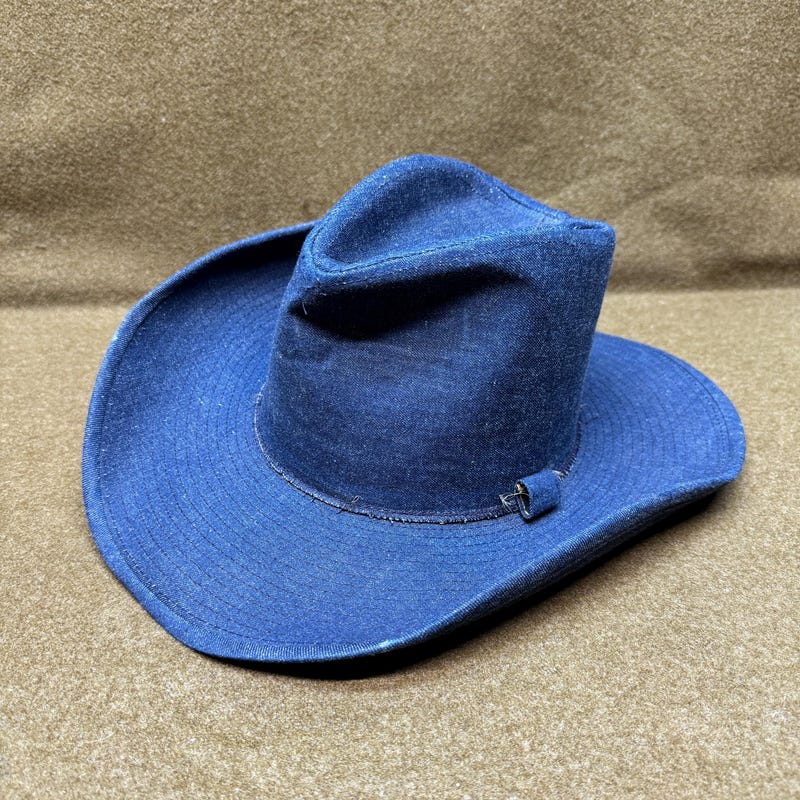 Denim Cowboy Hat - Etsy