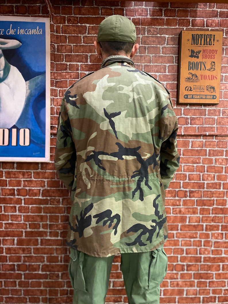 80's/90's M-65 Field Cold Weather Jacket Camouflage Fatigue Utility ...
