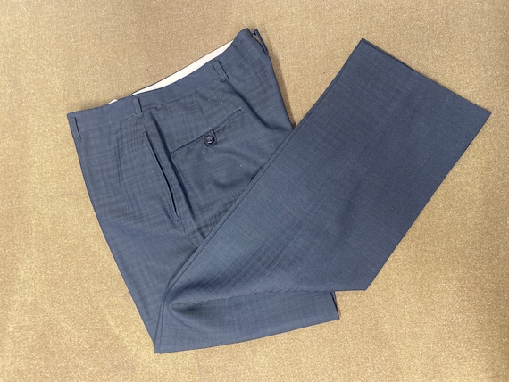 60s 70s Men's Permanent Press Slacks Brown Plaid Size | Etsy