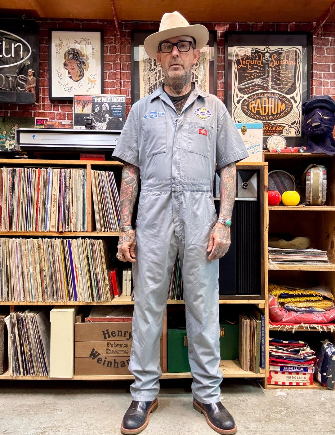 Chevrolet Service Dickies Gray Outfit Short Sleeve Coveralls Utility ...