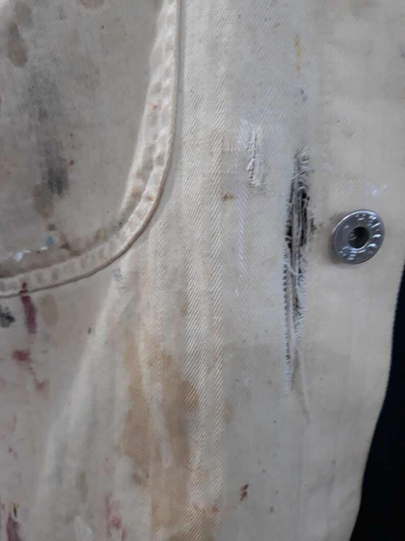 50's Factory Lab Coat Workwear Loev Bros. Philadelphia | Etsy