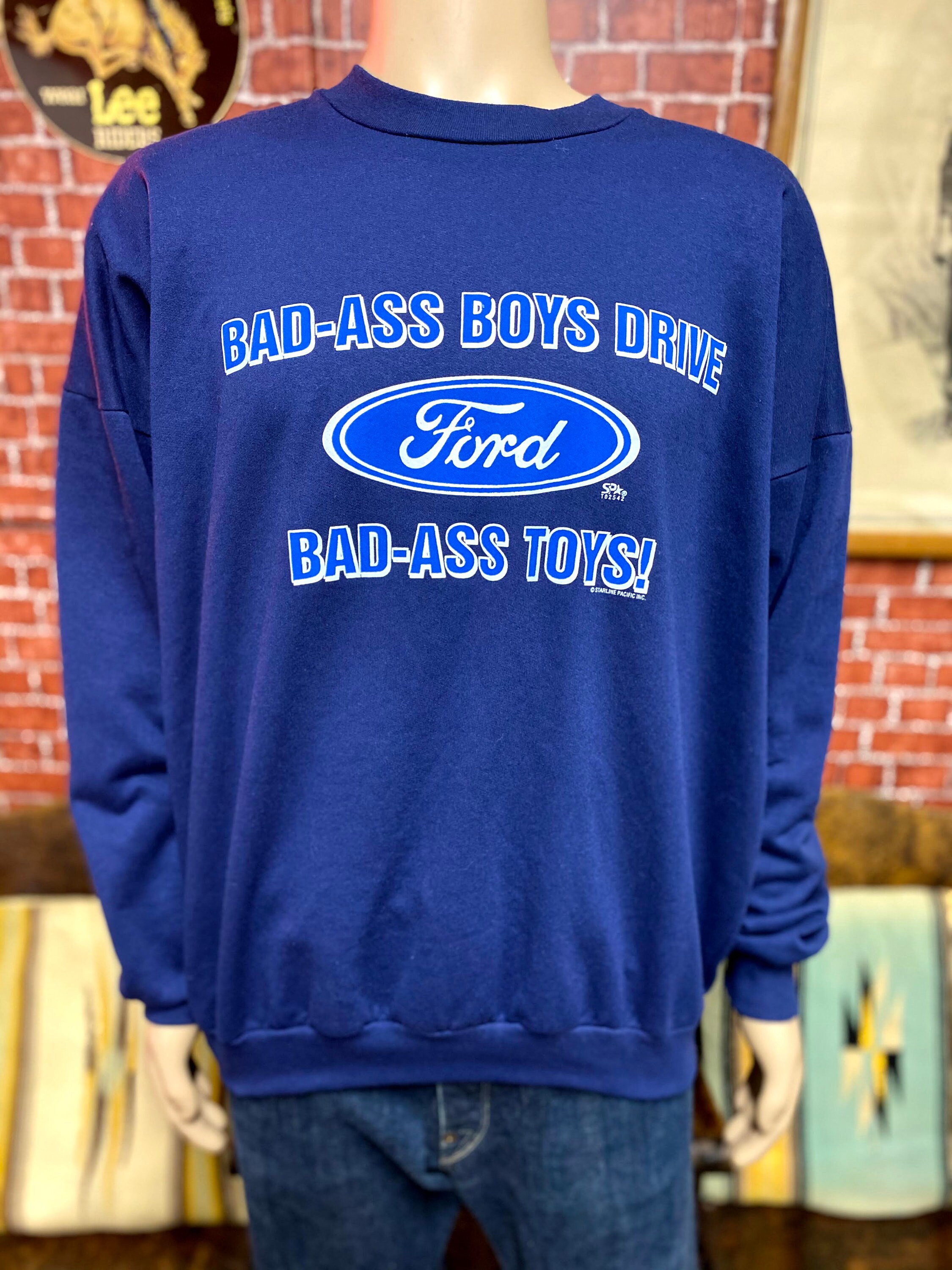 90's Ford Bad-ass boys drive bad-ass toys blue soft | Etsy