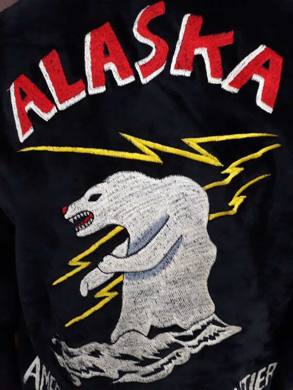 Alaska, America's last frontier unisex black velvet s… - Gem