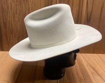 White Stetson Cowboy Hat - Etsy