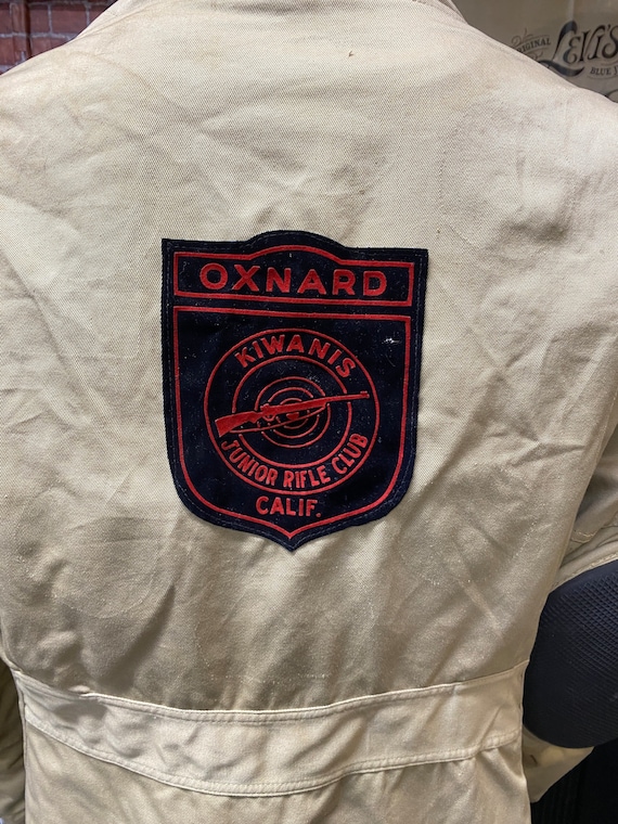50's Shooting Oxnard club khaki jacket Imperial 10-X … - Gem