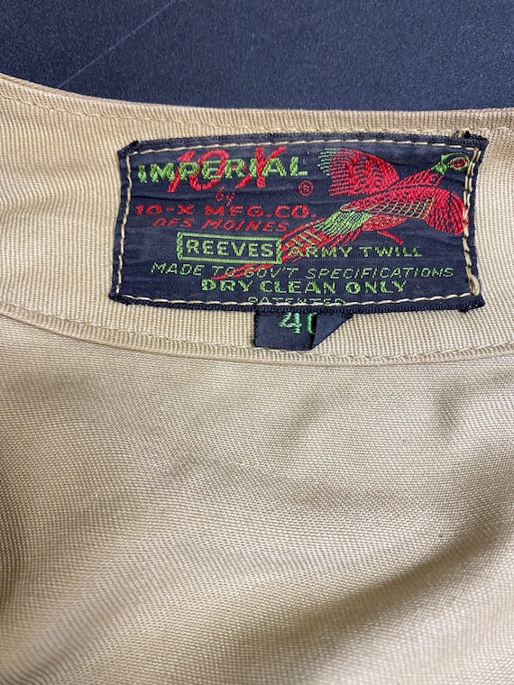 50's Shooting Oxnard club khaki jacket Imperial 10-X … - Gem