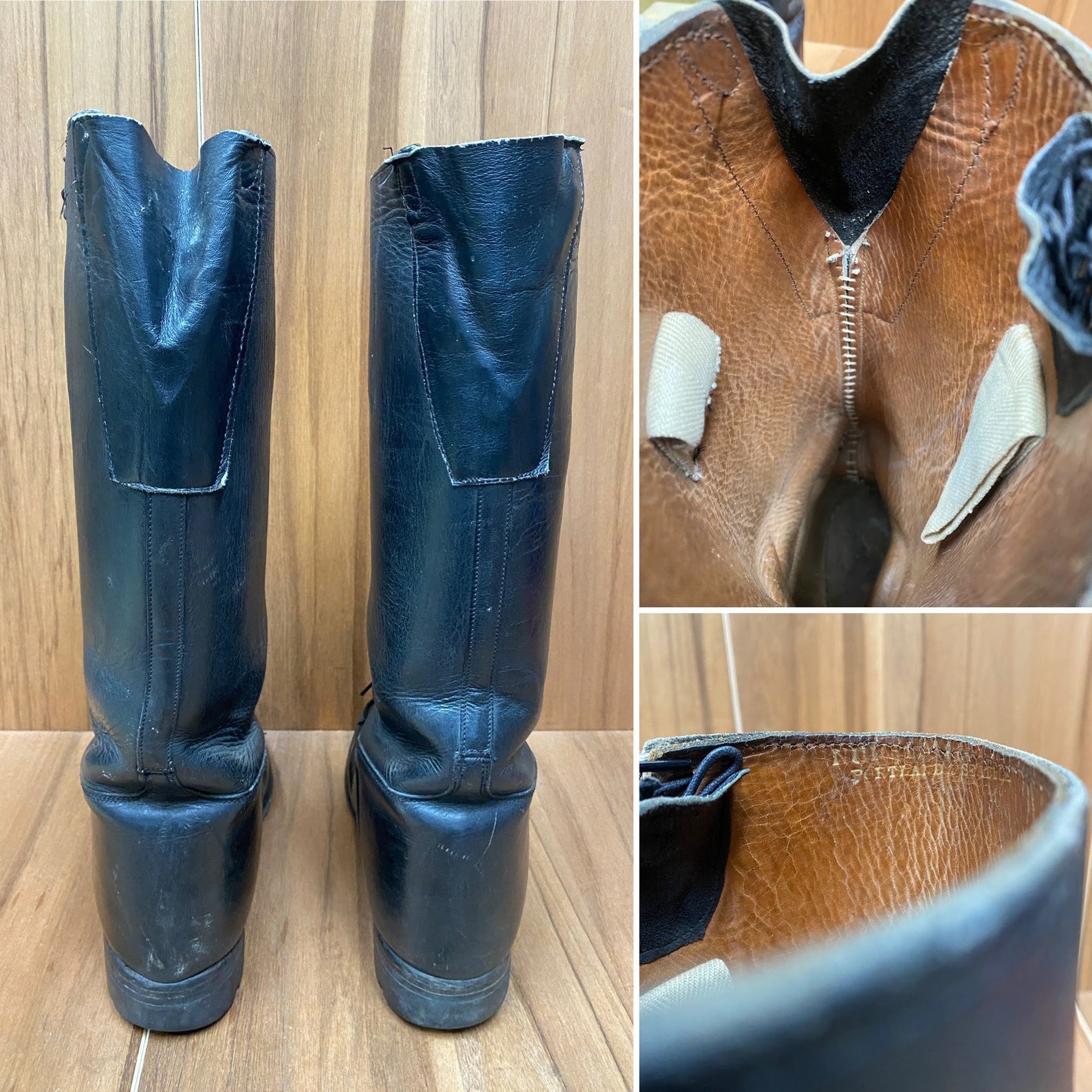 Vtg GT Hawkins Motorcycle Riding Equestrian State Trooper Tall Black ...