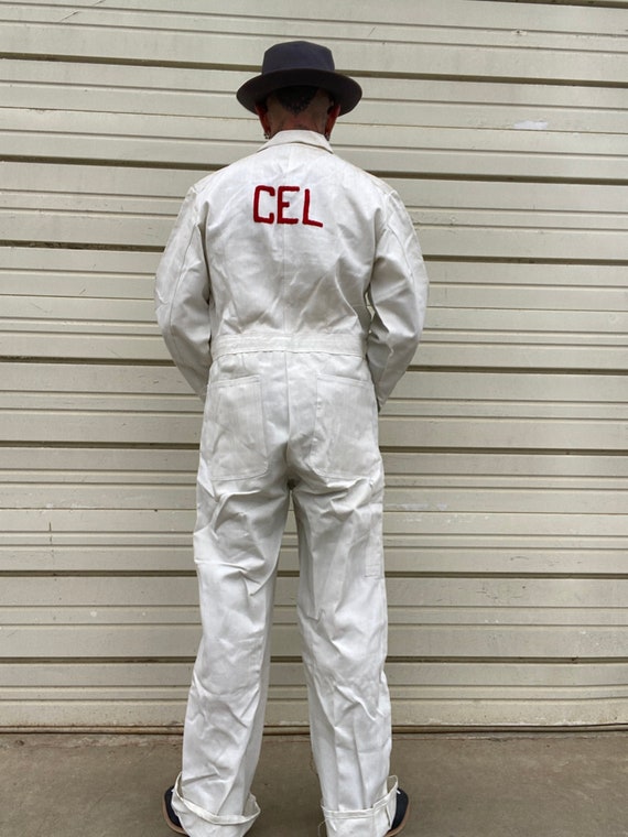 Deadstock 70's Atlas Uniforms Chicago Illinois white … - Gem