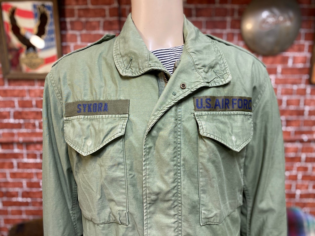 70's M-65 U.S. Air Force Field Jacket Cold Weather Fatigue Utility ...