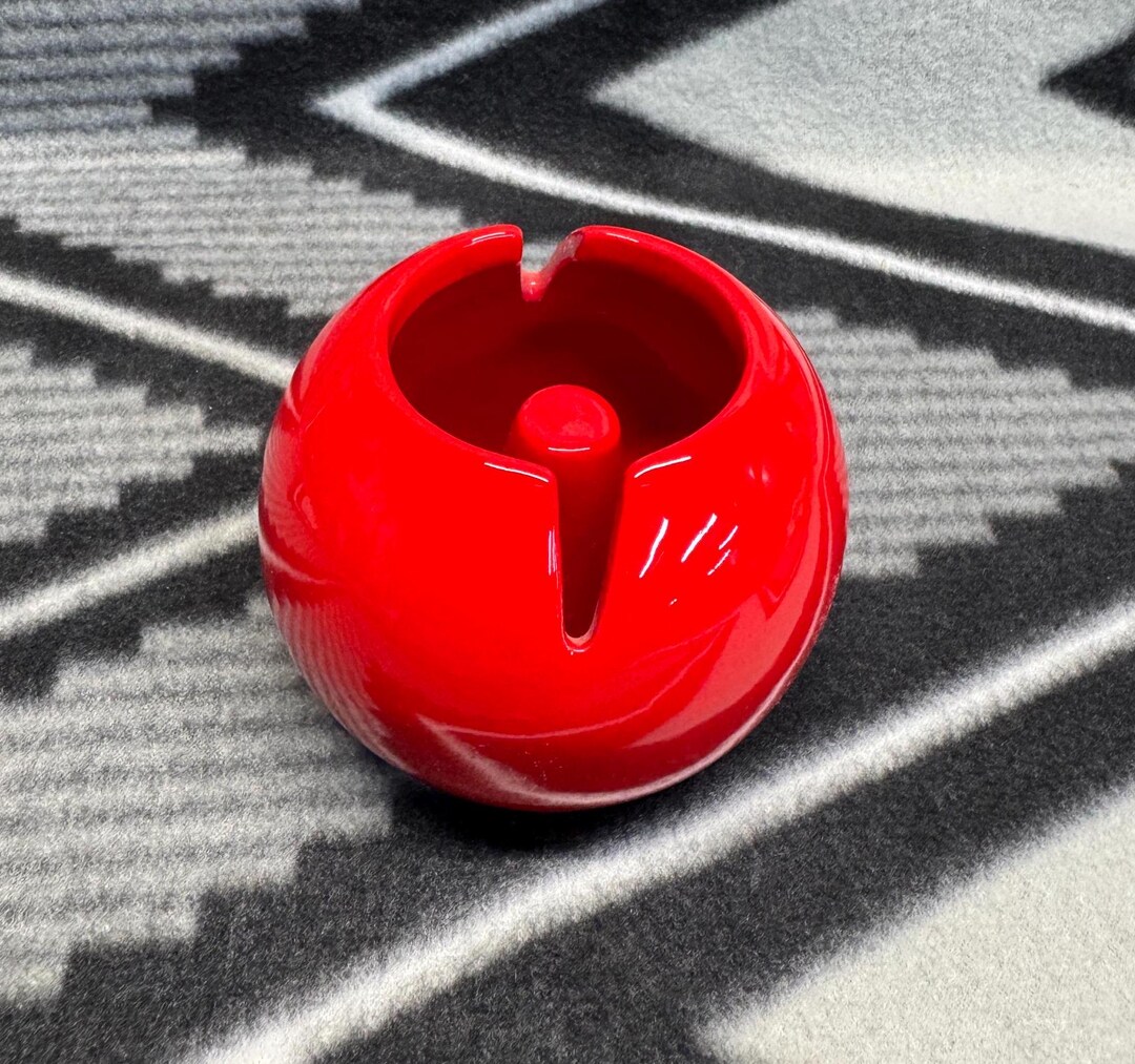 Vohann of California Mid Century Red Pottery Ashtray Made in U.S.A. - Etsy