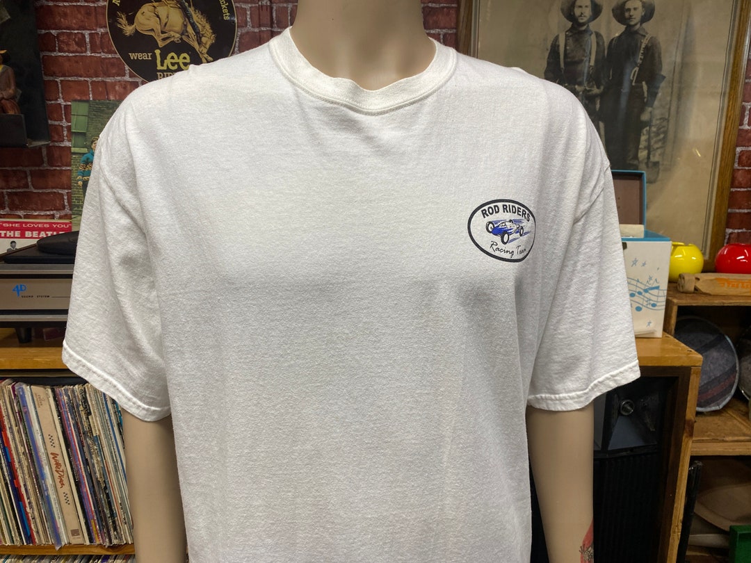 90's Road Riders Racing Team Timing Association White T-shirt Size XL ...