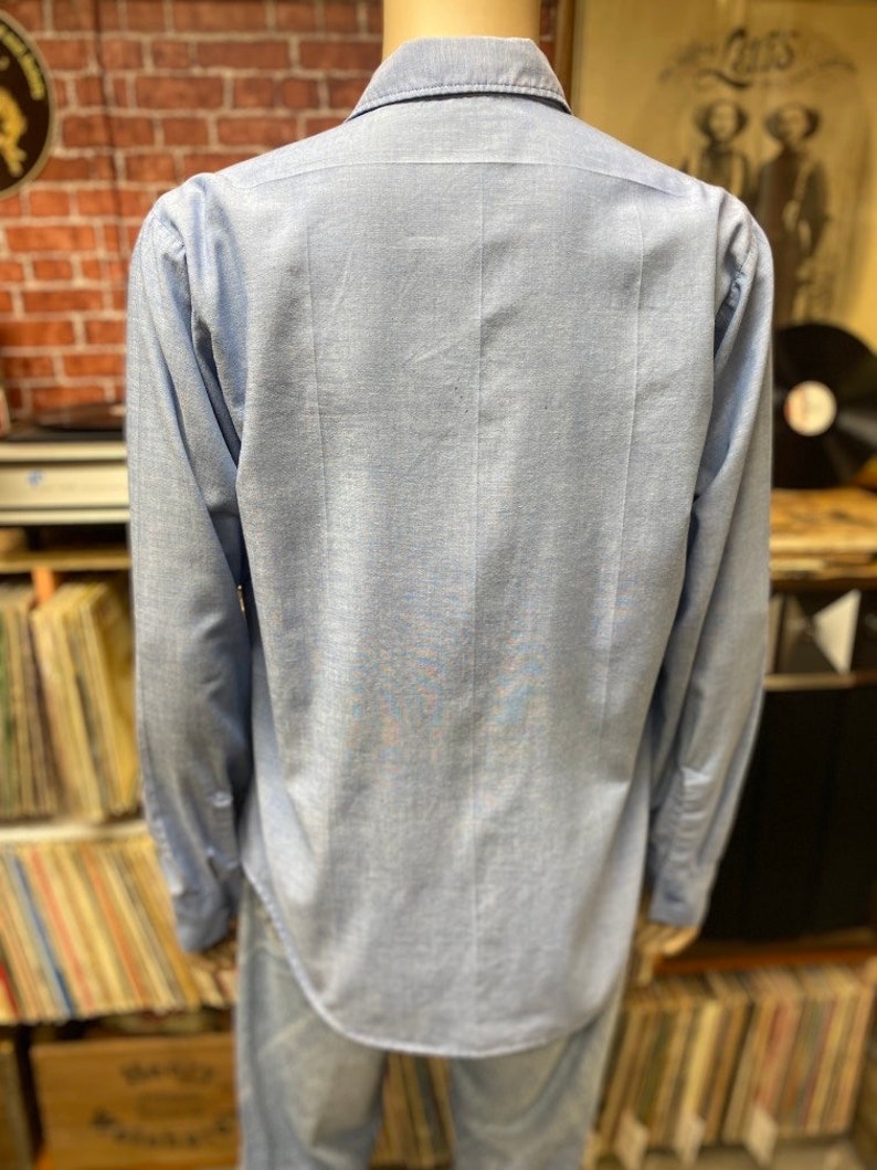 U.S. Navy Blue Chambray Type II Work Utility Sailor "rogers" Stencil ...