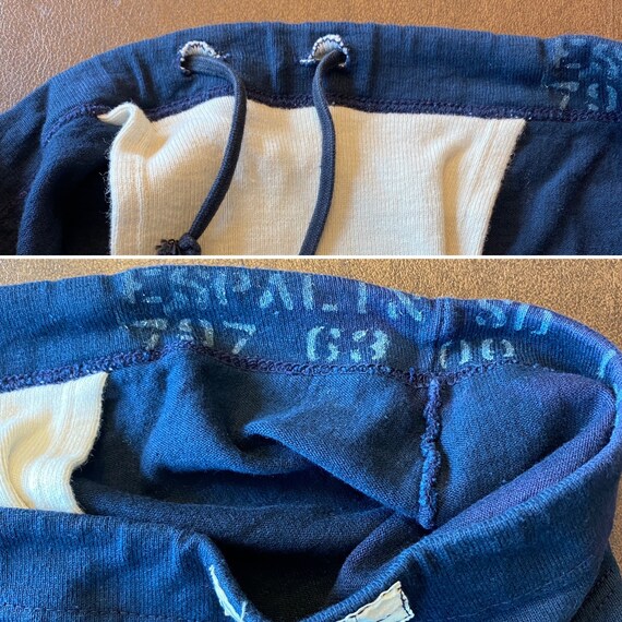 60's 70's USN blue trunks swim cotton pants size 32 m… - Gem